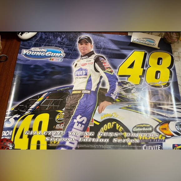 Nascar | Wall Decor | Nascar 206 Poster 24x8 Gillette Young Guns ...